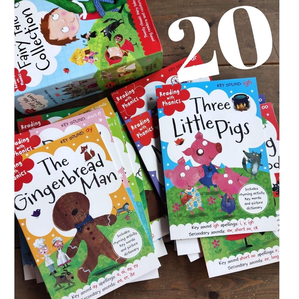 Reading with Phonics 20 books (with box) | Lazada PH