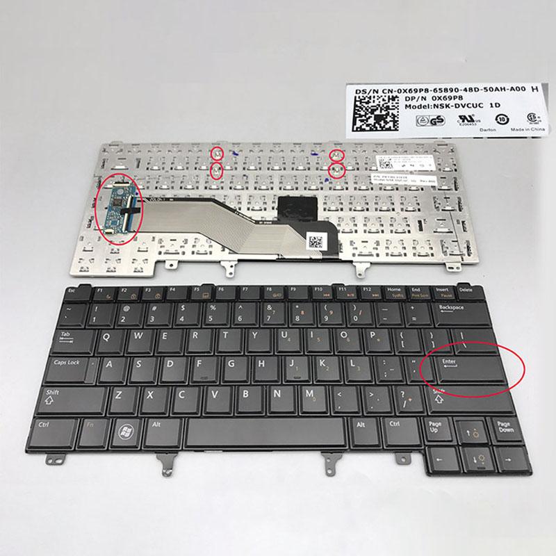Latitude For E6320 E6330 E6420 E6430 E6440 E5420 E5430 Keyboard Backlit ...