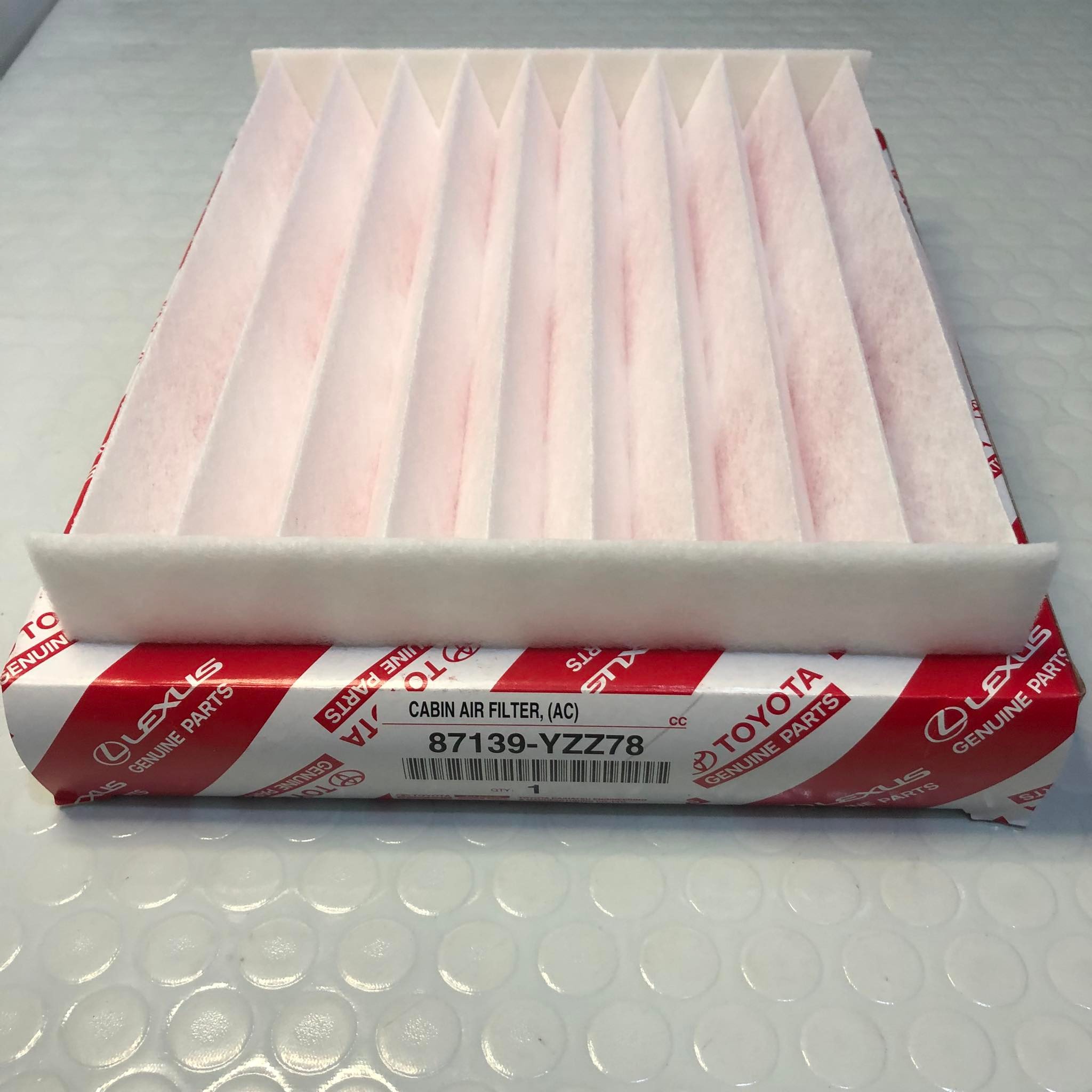 GENUINE TOYOTA CABIN AIR FILTER FOR FORTUNER/HILUX/INNOVA/HIACE/PRADO ...