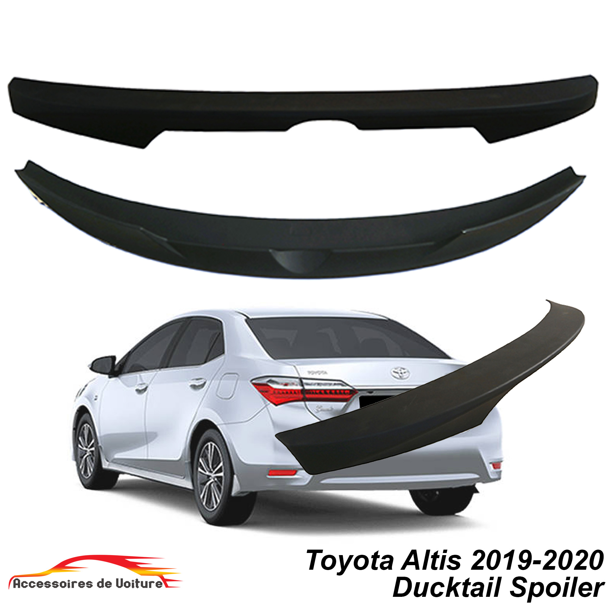 Toyota Corolla Altis 2019-2020 Ducktail Spoiler (Matte Black) | Lazada PH