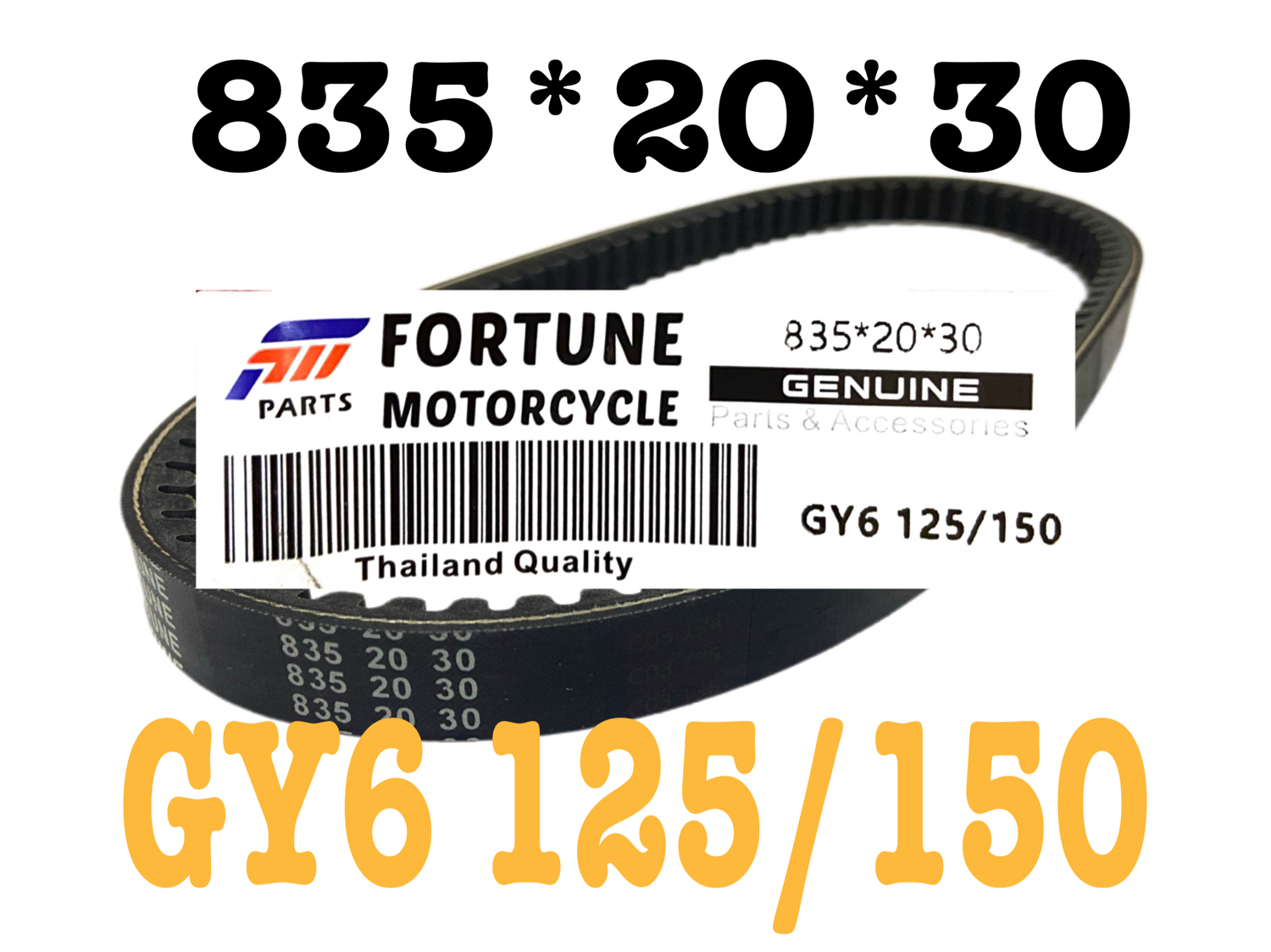V-Belt Genuine Original Fan Belt 835 20 30 for GY6 125 / 150 | Lazada PH