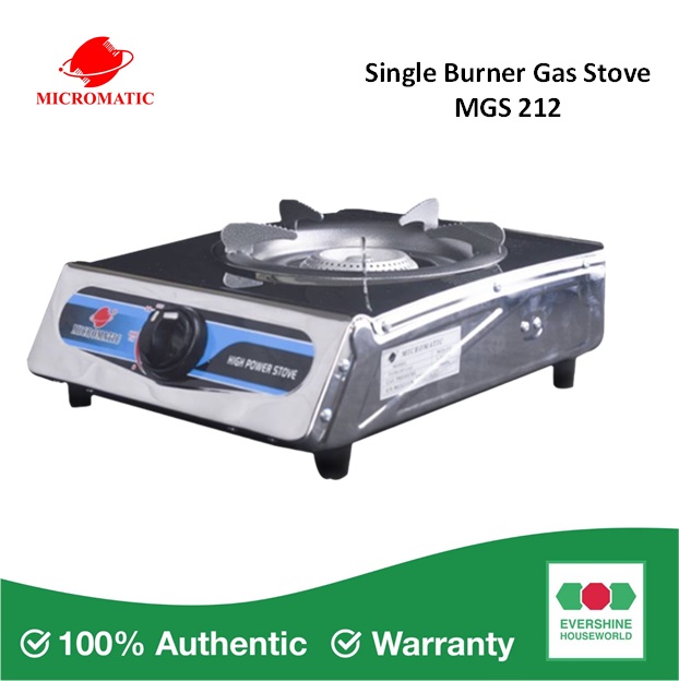 MICROMATIC SINGLE BURNER GAS STOVE W/REGULATOR MGS-212 | Lazada PH