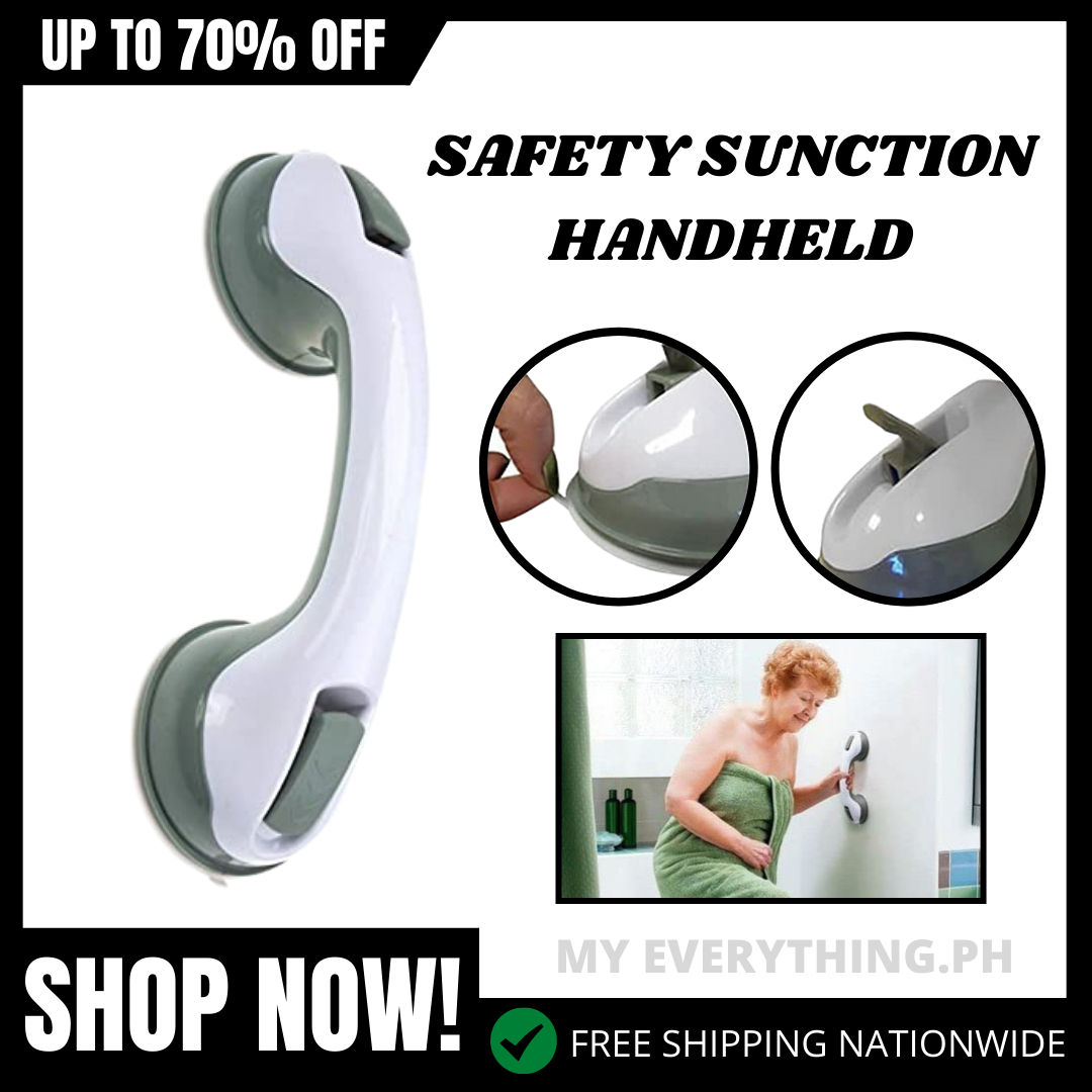 NEW!! Bathroom Handrail Suction Cup Non-slip Safety Hand Rail Support ...
