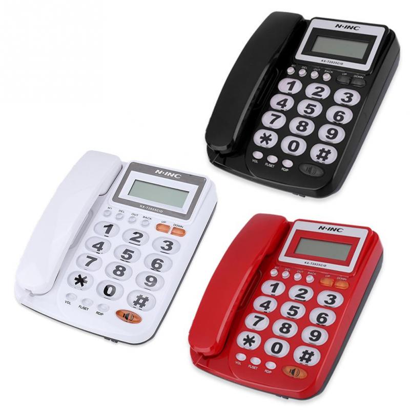 CLY KX-T2025CID Desktop Corded Landline Telephone With Caller ID Display With Speakerphone for ...