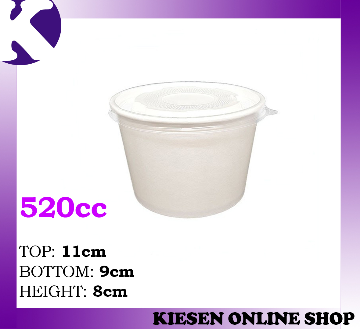 50pcs. PAPER BOWL (with Lid /cover) 1000cc 850cc 750cc 520cc 390cc 320cc 260cc 220cc | Lazada PH