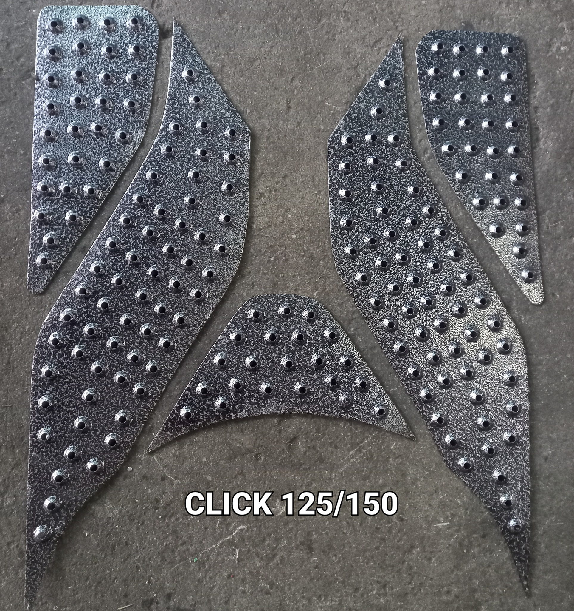 Honda Click 125 i 150 i V2 FOOTBOARD MATTING / CLICK 150i ALLOY POWDER ...