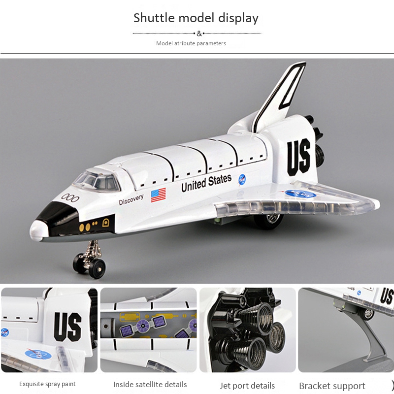 Alloy Space Shuttle Die Cast Space Craft Space Plane Space Ship Model ...