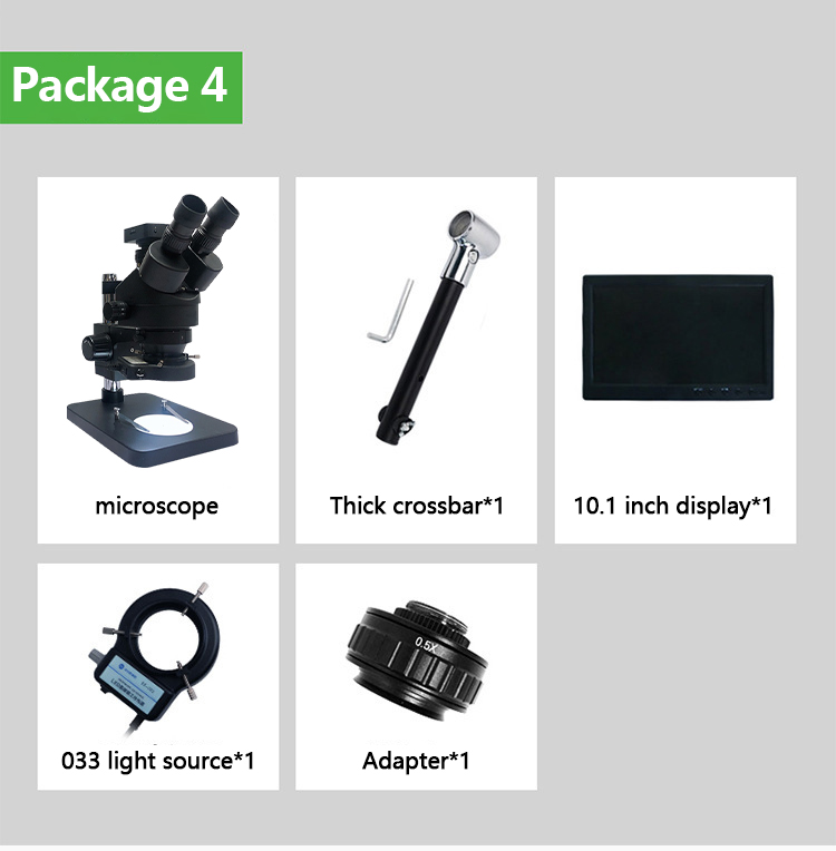 【New arrived】Professional 0.7-4.5X Trinocular HD Stereo Microscope ...