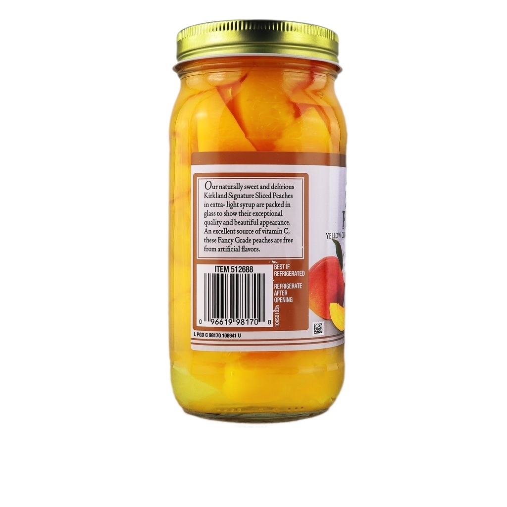 Kirkland Signature Sliced Peaches Extra-Light Syrup 680g | Lazada PH