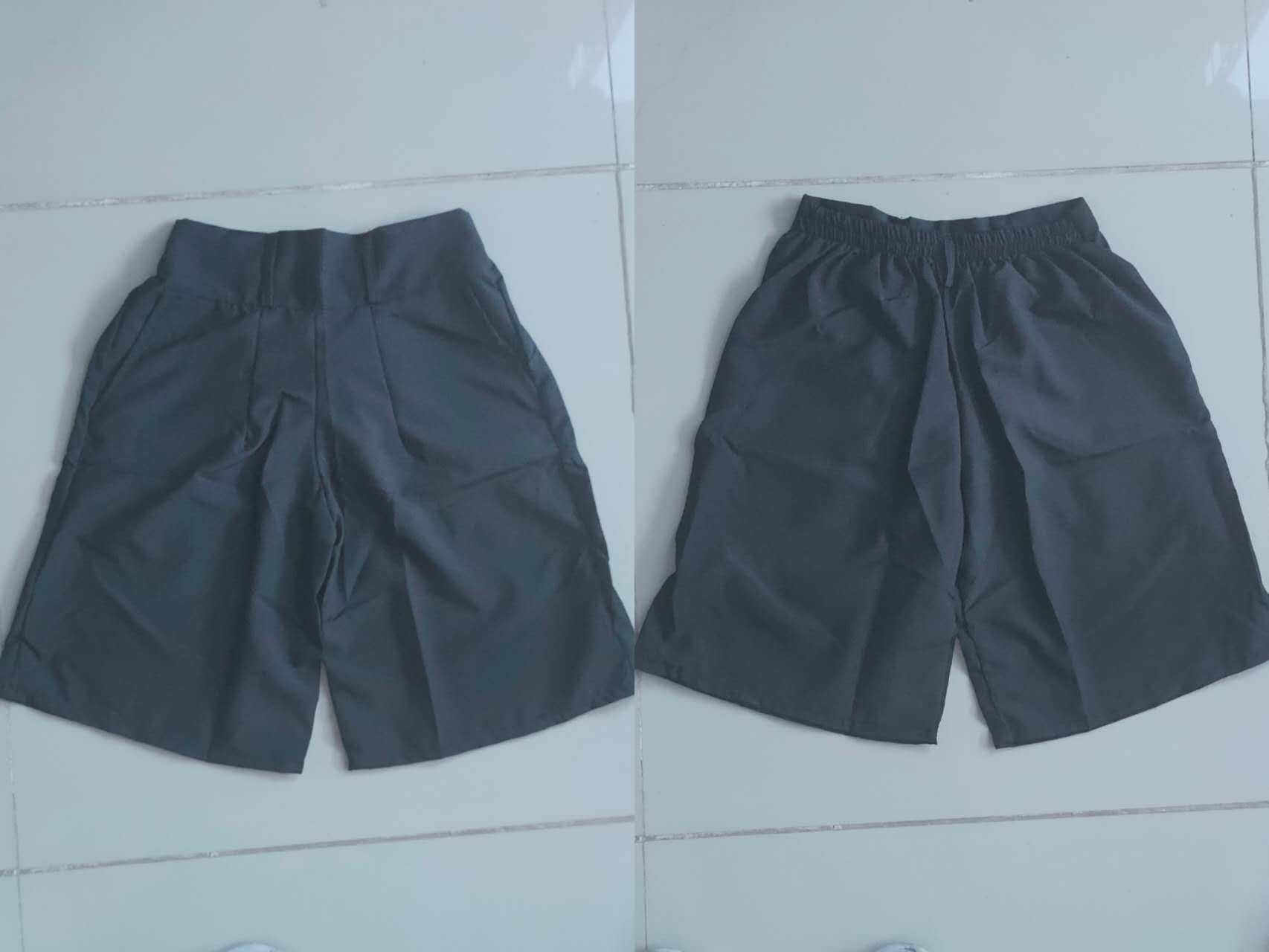 Korean High Waist Trouser shorts Taslan Wide-Leg Tokong shorts For ...