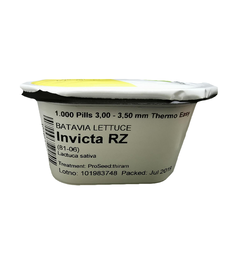 LETTUCE INVICTA RZ THERMO PILL 1000 PILLS PELLETED BY RIJK ZWAAN ...