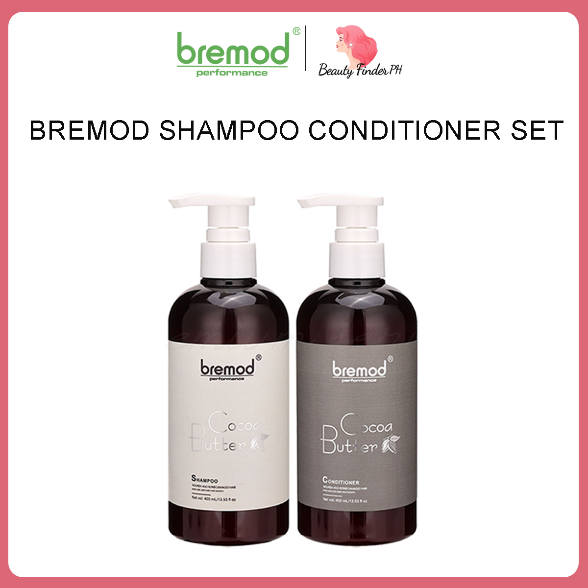 Bremod Hair Conditioner & Shampoo 400ml Washing Care Scalp Damage ...