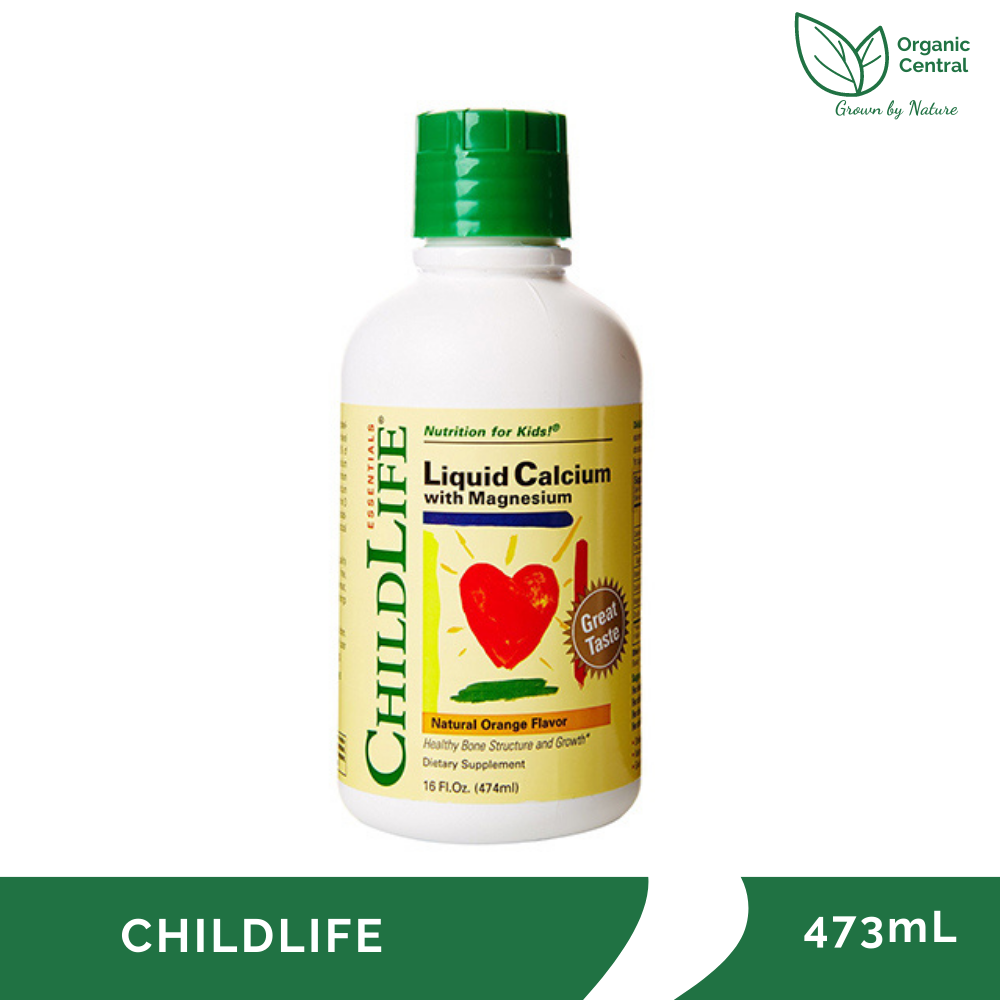 ChildLife Liquid Calcium with Magnesium Natural Orange Flavor 473mL ...