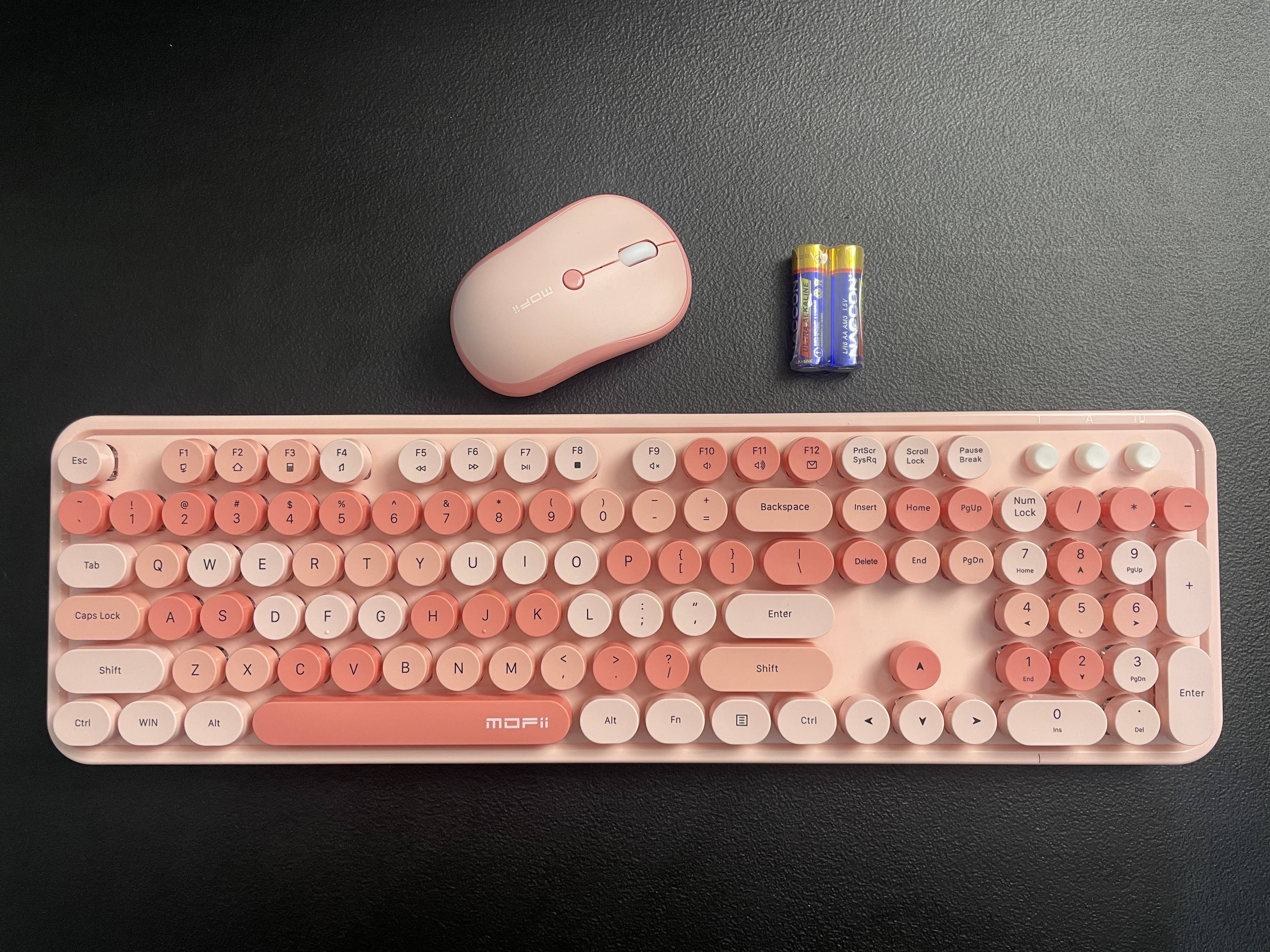 FANTASY MOFII Sweet PLUS Wireless RED AXIS Mechanical Keyboard and ...