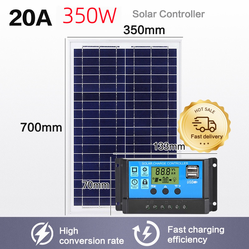 Solar panel 200W 350W solar panel board monocrystalline silicon power ...