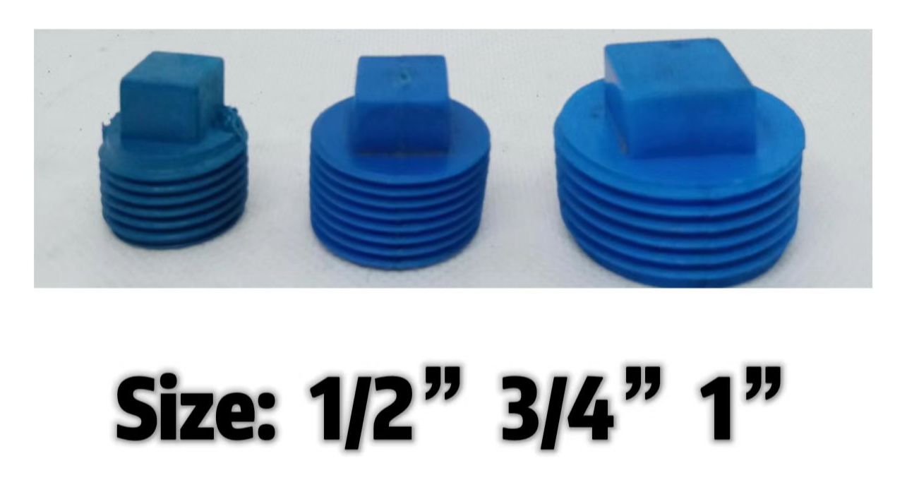 PVC Blue Fittings 1/2" 3/4" 1" (ELBOW, TEE, COUPLING, CAP, MALE ...