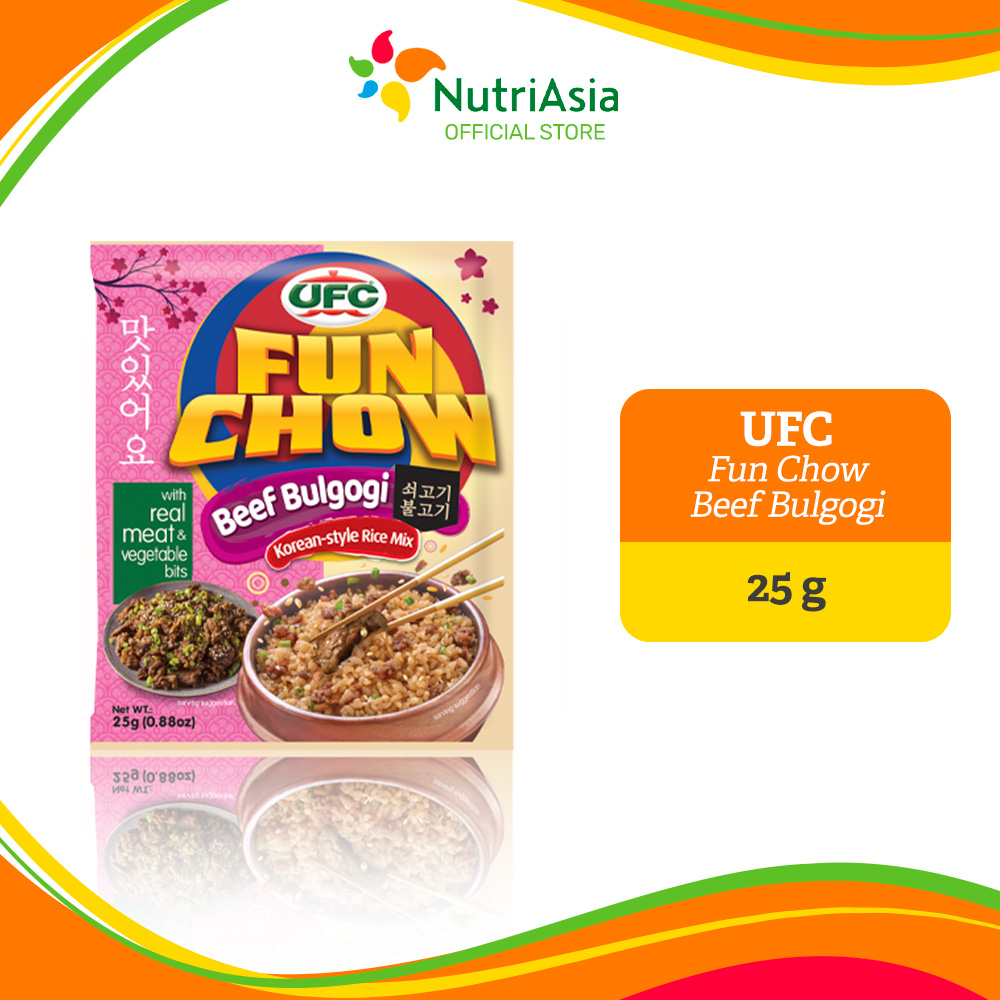 UFC Fun Chow Korean-Style Rice Mix Bulgogi 27g | Lazada PH