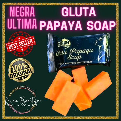 ORIGINAL NEGRA ULTIMA GLUTA PAPAYA SOAP 70g per PIECE or PACK ( 6 pcs ...