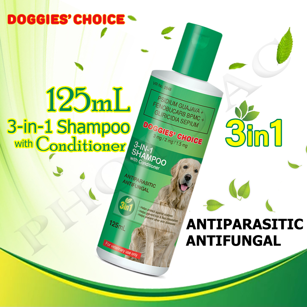 Doggies Choice Herbal Medicated 3in1 Shampoo with Conditioner-125ml ...