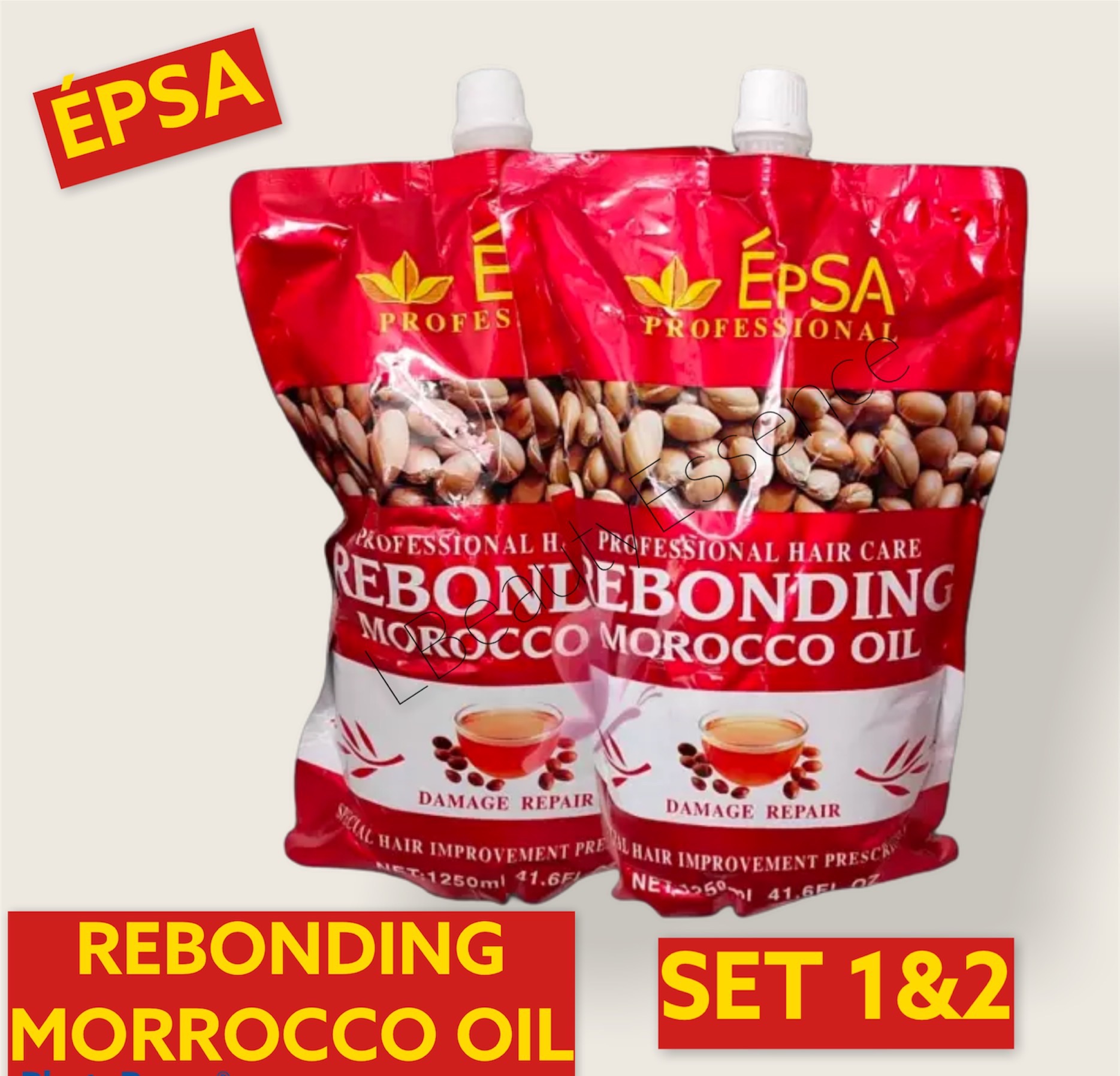 EPSA Rebonding Morocco Oil set 1&2 1250mlx2 | Lazada PH