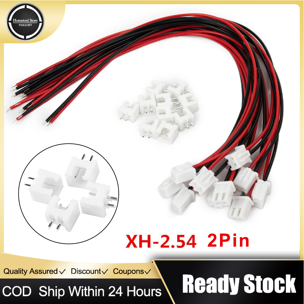 10 Sets JST XH2.54mm Wire Cable Connector Male Female Plug Socket FS Socket Wire 2/3/4 Pin ...