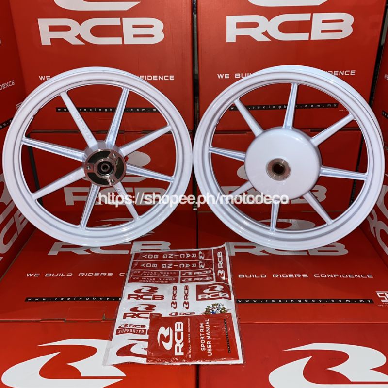【mio i 125 parts and accessories】RCB RB8 MAGS WHITE / MATTE GRAY SP811 ...