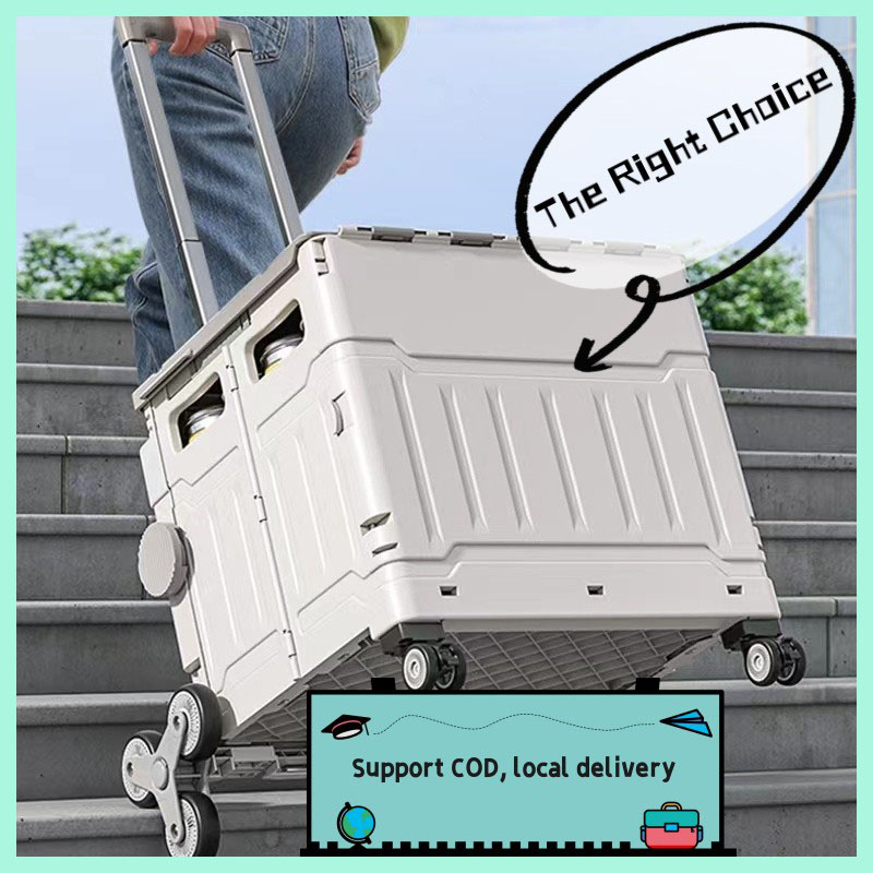 Shopping cart with wheels Outdoor Camping Picnic Portable Foldable ...