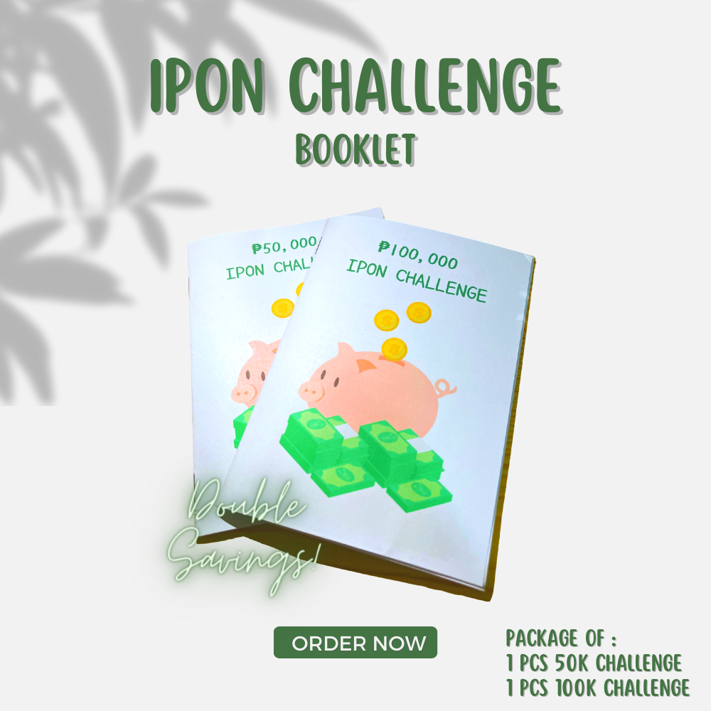 IPON CHALLENGE 50K and 100K / Saving Goals / Saving Booklet / Ipon ...