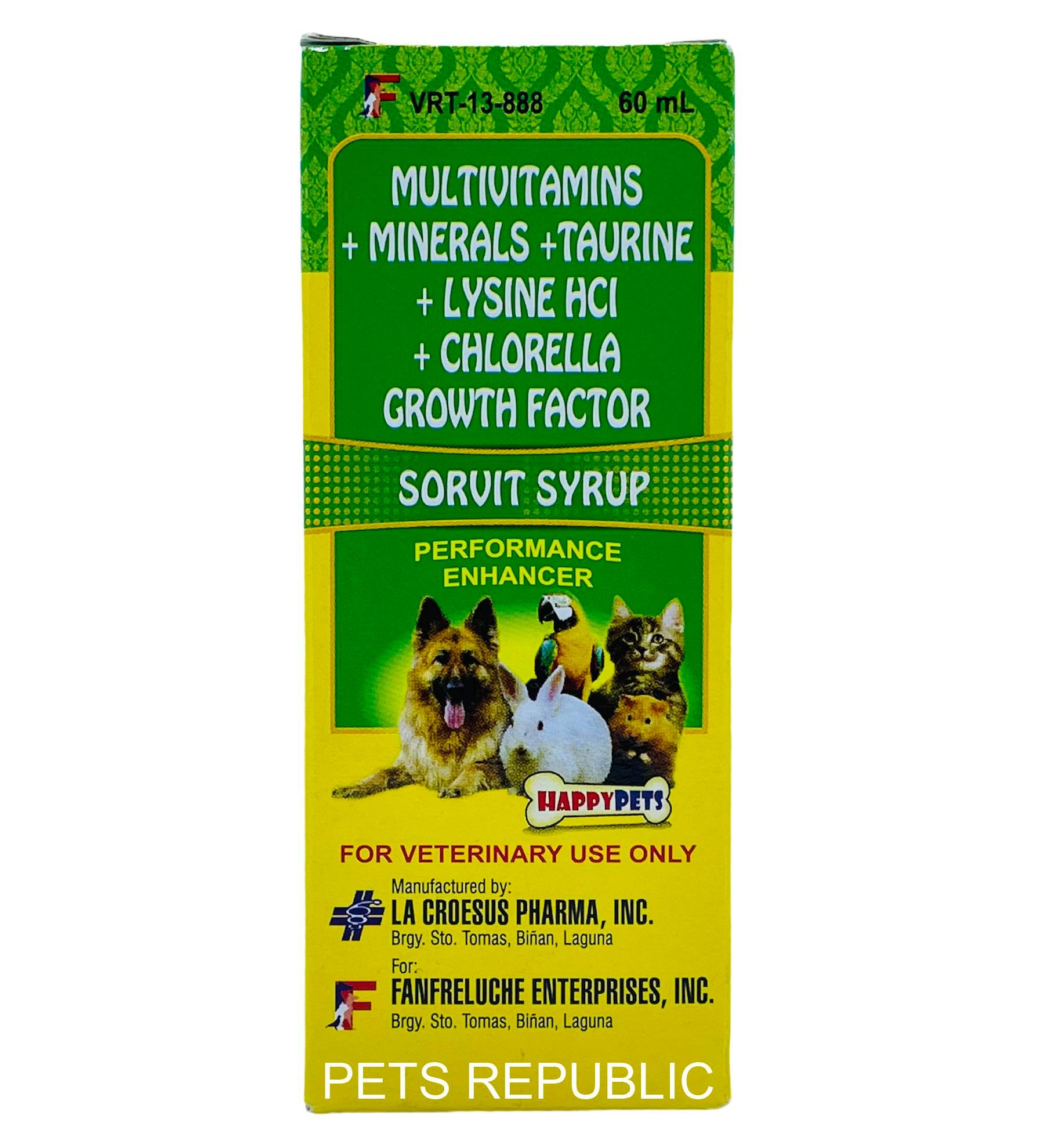 SORVIT SYRUP 60ml Multivitamins Minerals Taurine Lysine Hcl CGF ...