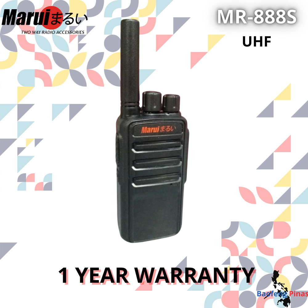 Marui MR888S UHF 2 Watts (Black) with 1 Year Warranty | Lazada PH