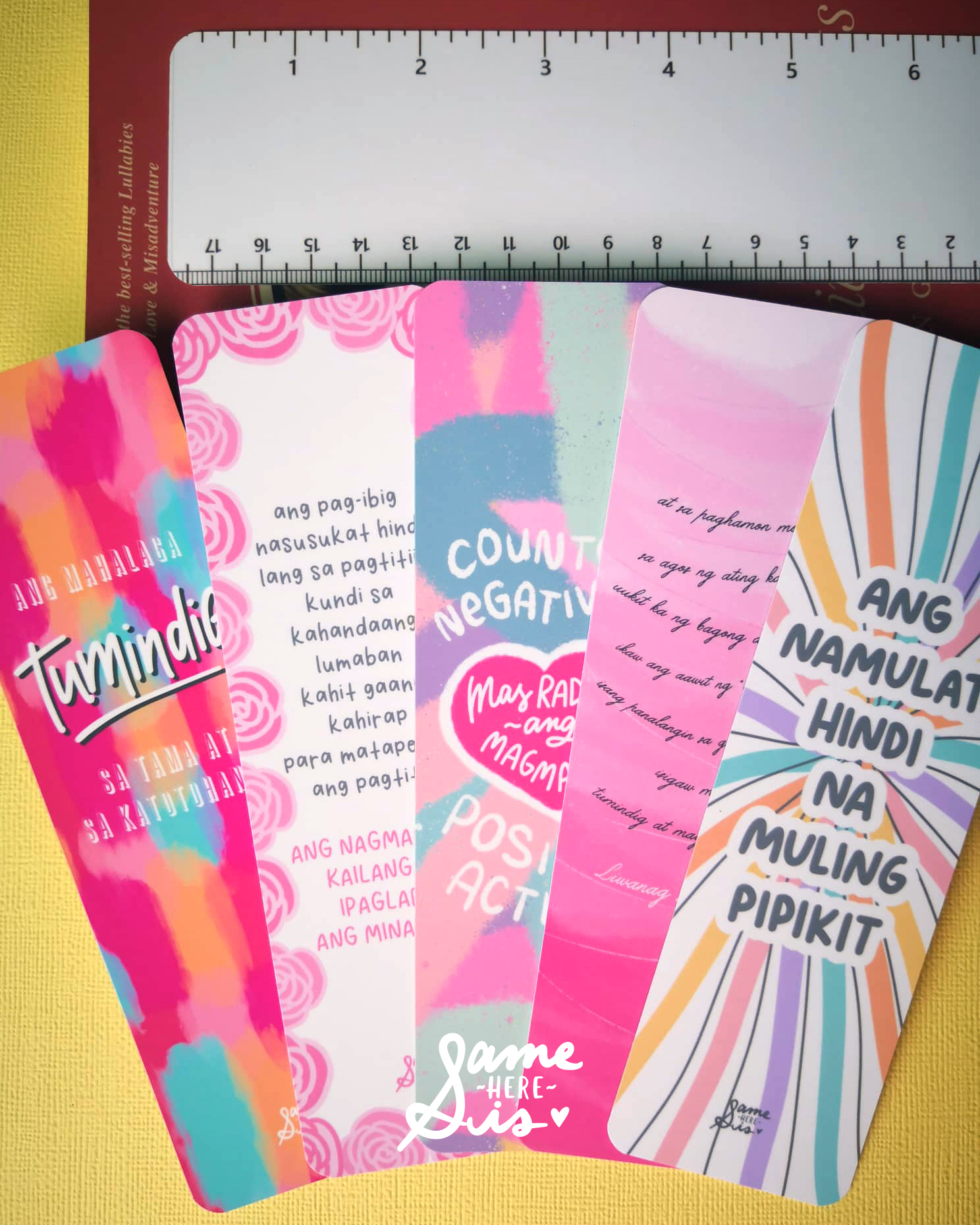 Bookmarks 2x7 - Leni Robredo quotes (Set of 5) | Lazada PH