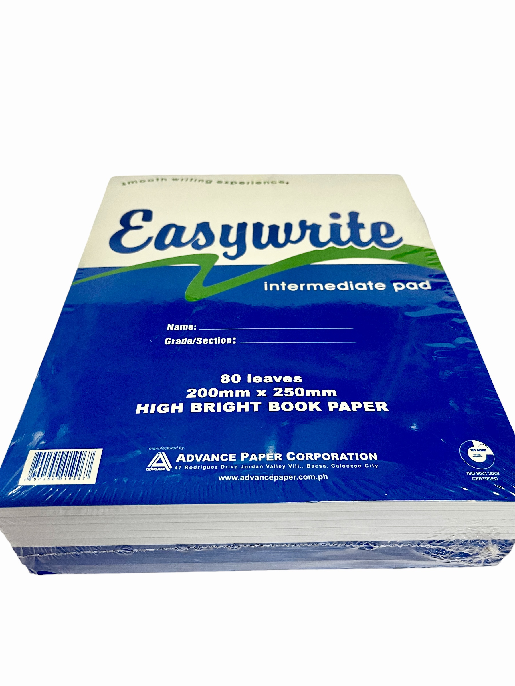 Intermediate Pad Paper Long Writing Pad Easywrite l Sold per 5 pad and ...