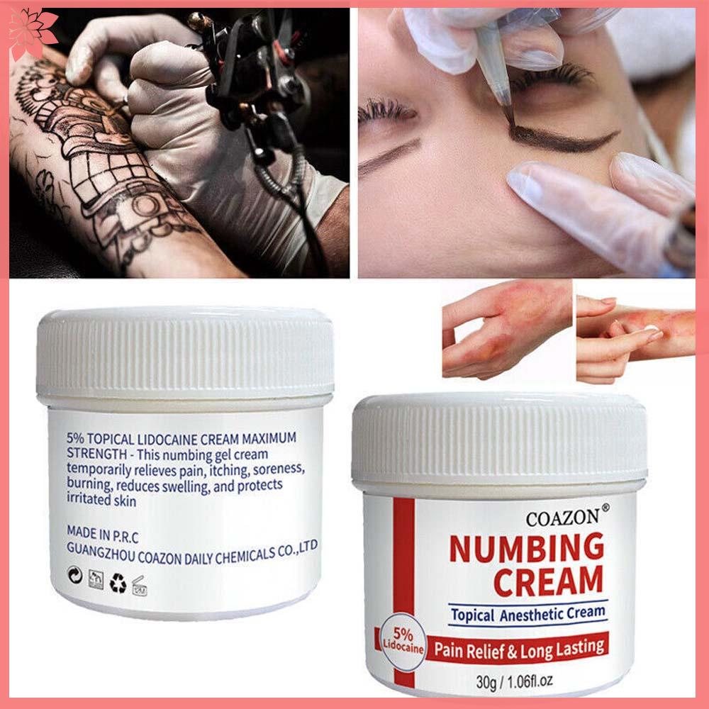 30g Topical Numb Anesthetic Numbing Cream Piercings Waxing Laser Tattooing | Lazada PH