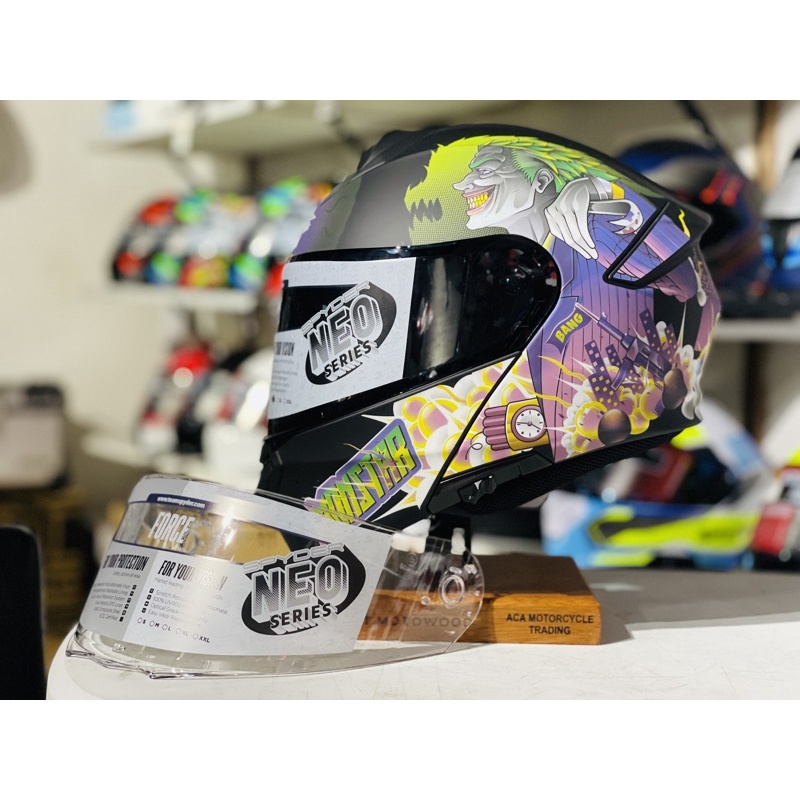 Spyder Neo Force Monstar Modular Dual Visor Helmet with Free Clear ...