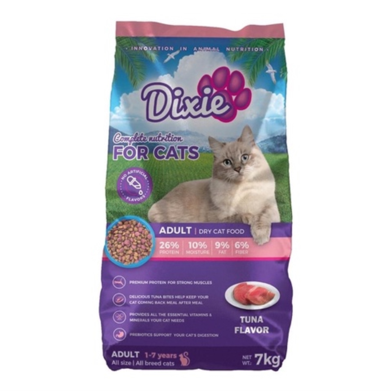 DIXIE CAT FOOD TUNA FLAVOR 7 KILOGRAMS | Lazada PH