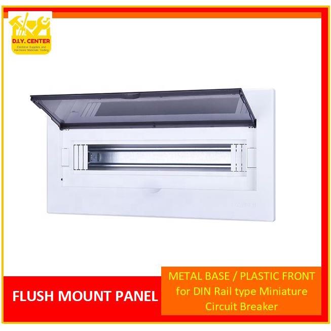 Panel Box Rail Type For Miniature Circuit Breakers Metal Base Flush Mounted Lazada Ph