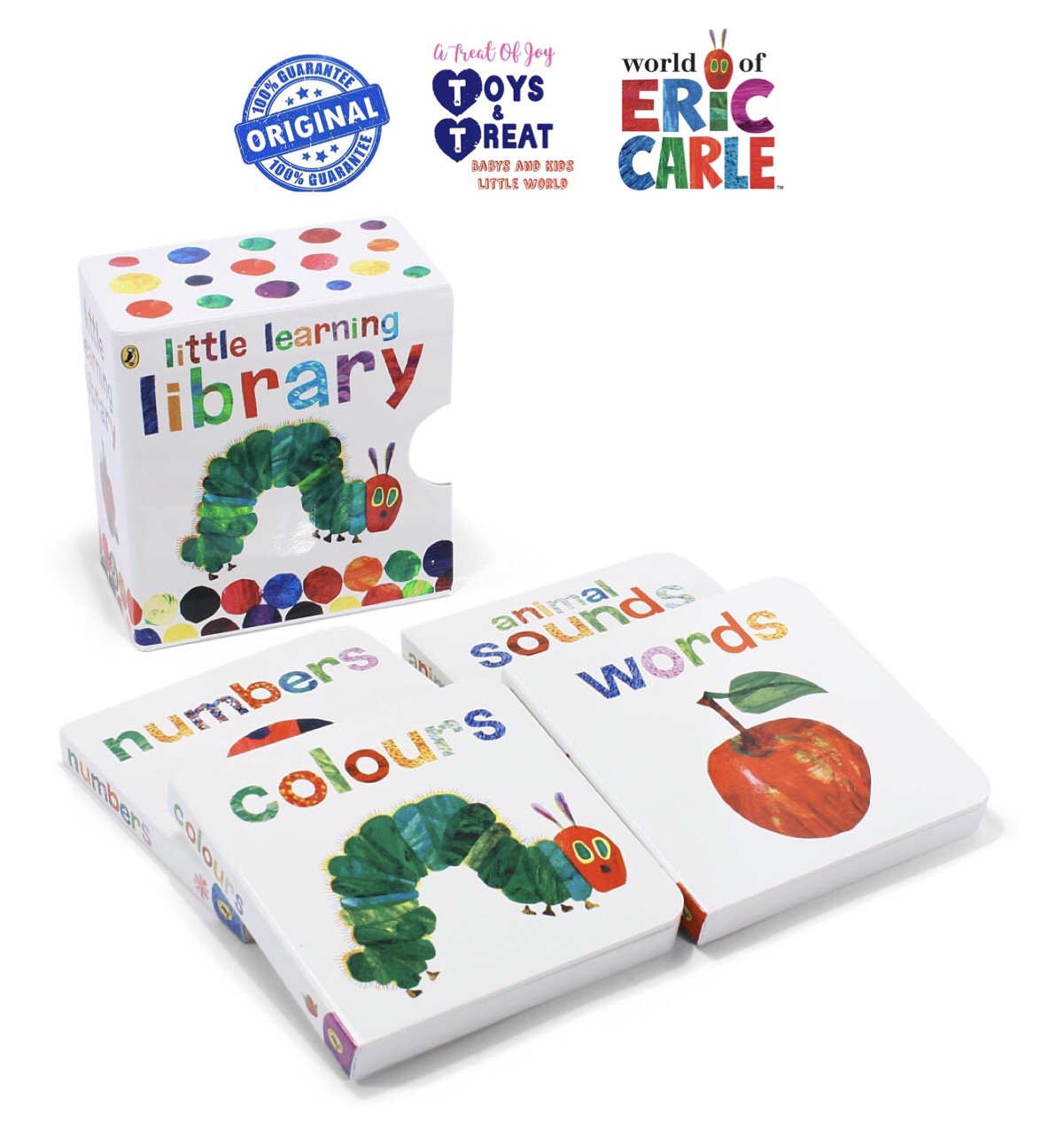 The Very Hungry Caterpillar Little Library Books 4pcs ~ORIGINAL ...