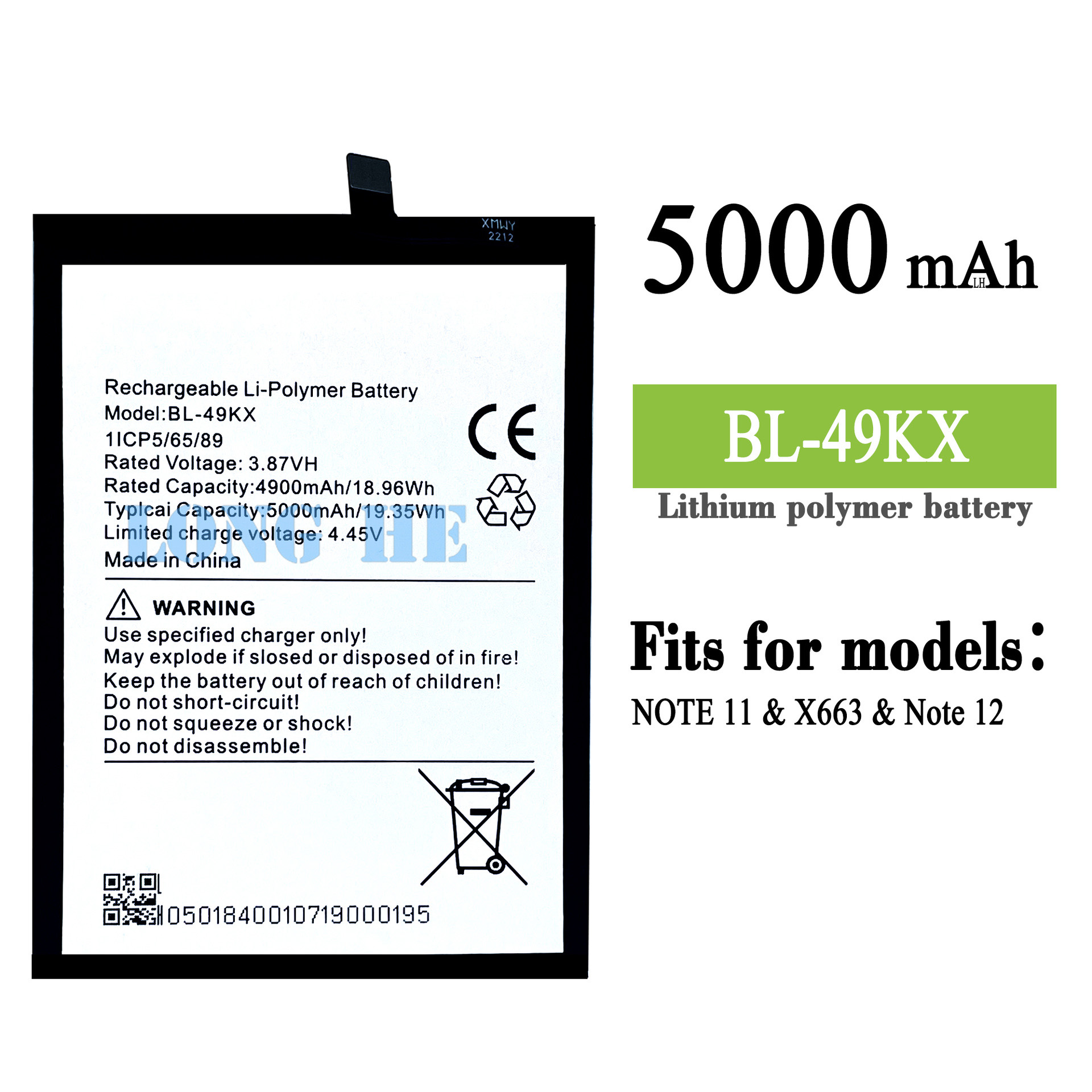 Infinix Note 11 Note 12 Pro Note 12 G96 BL-49KX Battery | Lazada PH