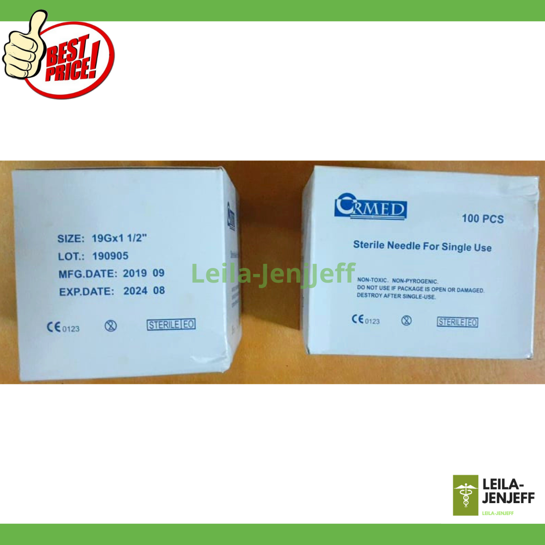 G19 x 1 1/2" Sterile Needle Ormed | Lazada PH