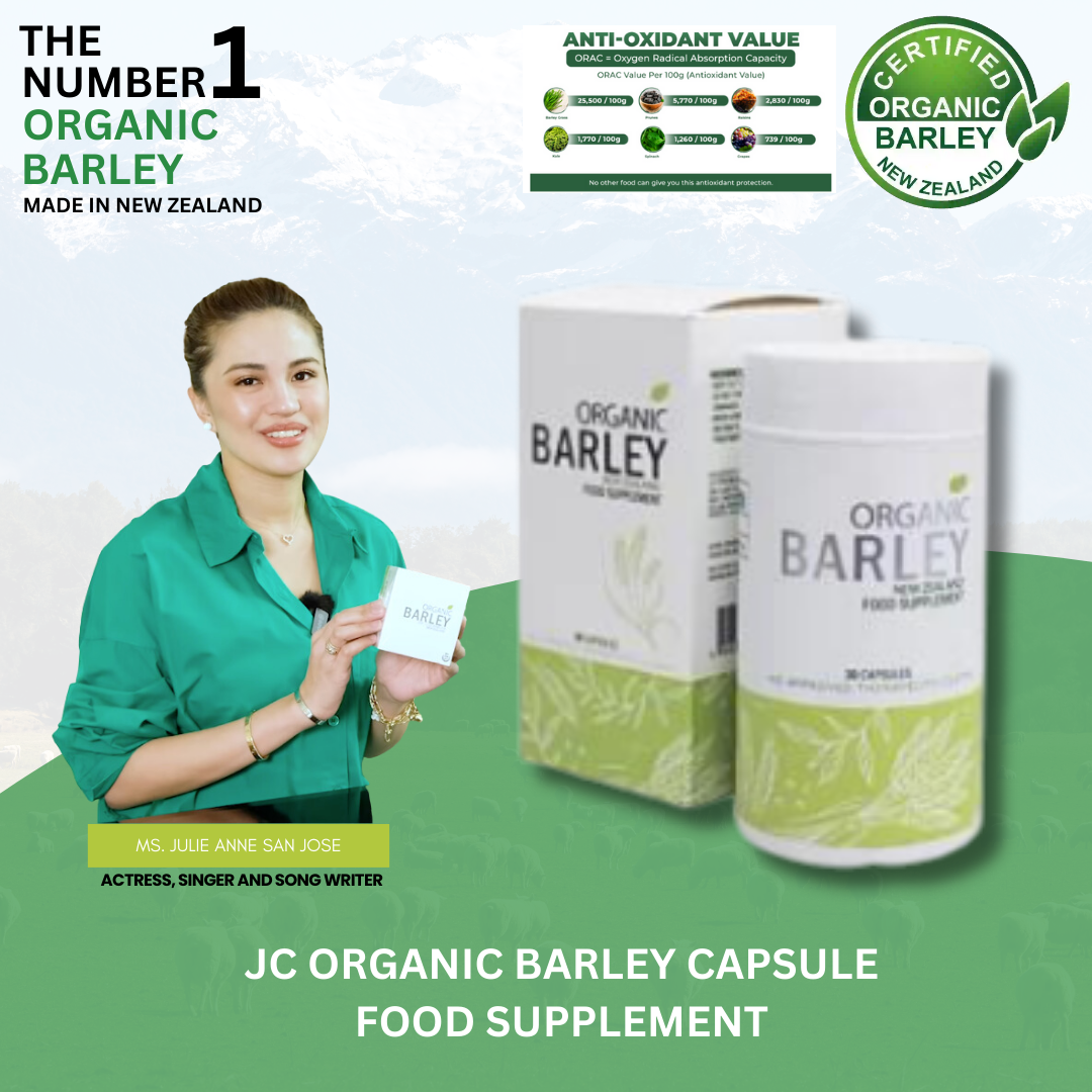 BARLEY GRASS CAPSULE - JC ORGANIC BARLEY CAPSULE | Lazada PH