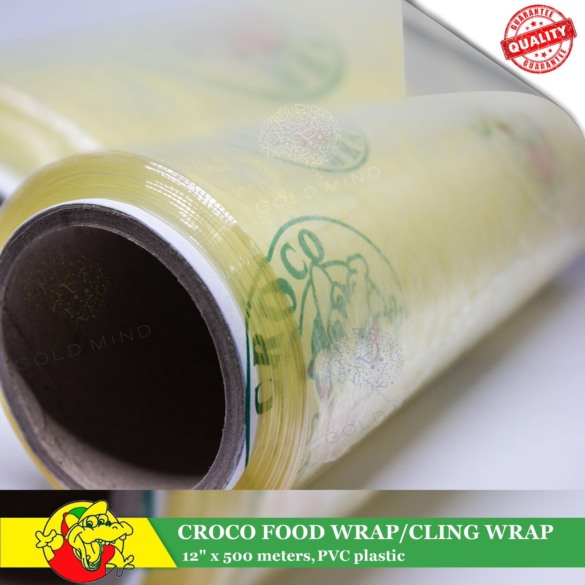 Croco Food Wrap/ Cling Wrap 12 x 500 meters,PVC plastic - Gold Mind ...