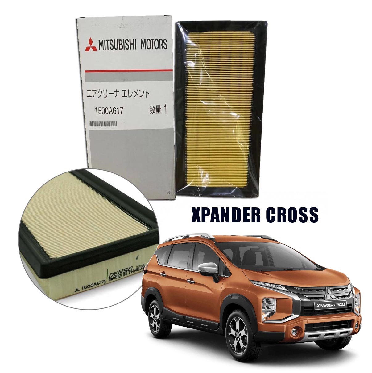 1500A617 Air Filter Denso Original for Mitsubishi XPANDER CROSS ...