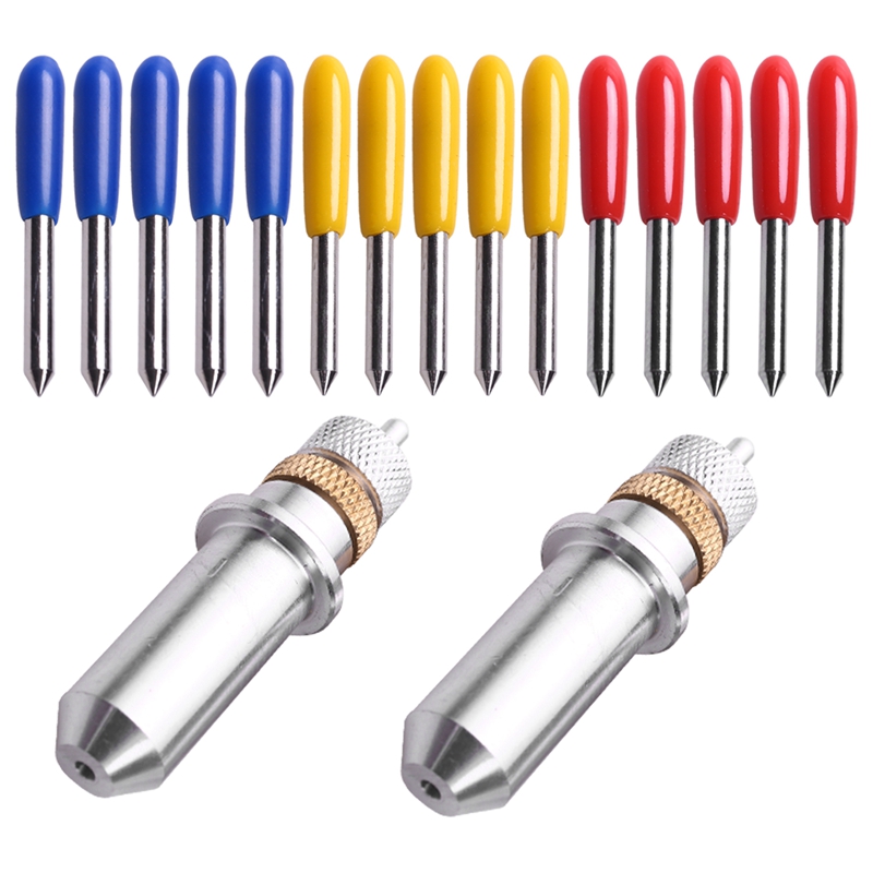 17Pcs/Set 30/45/60 Degree For Roland Cutting Plotter Vinyl Cutter Blade ...