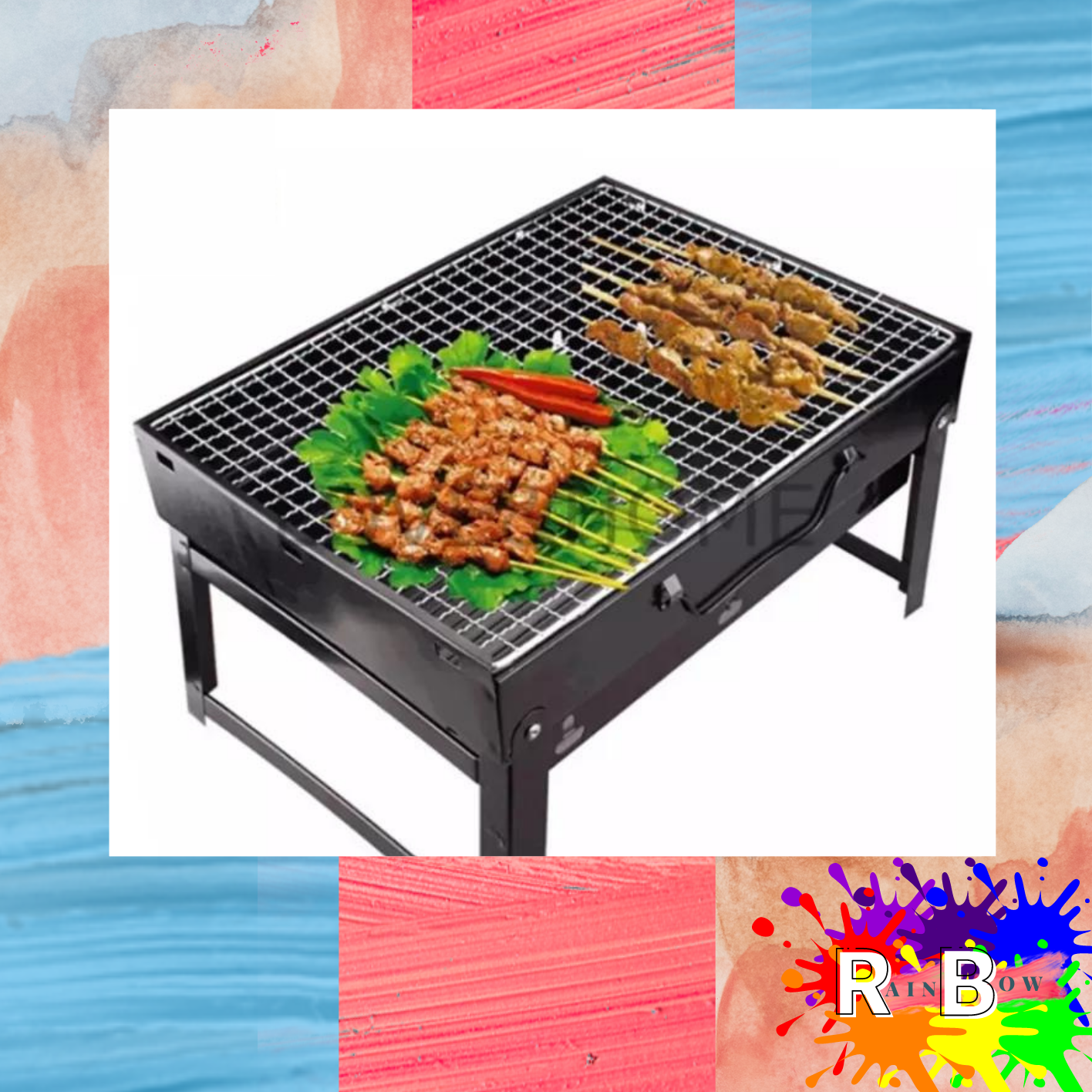 Rainbow HOT DEALS FOR SUMMER LARGE Barbecue Grill Pit | Lazada PH