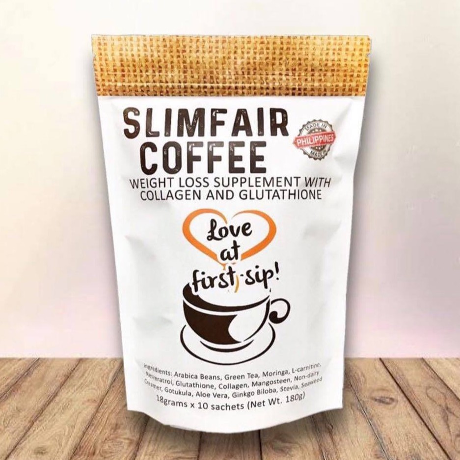 Slimfair Coffee with Collagen & Glutathione Slimming, Whitening, Lishou ...