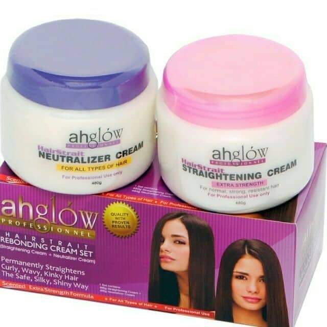Ahglow Rebonding set 480g and 165g | Lazada PH