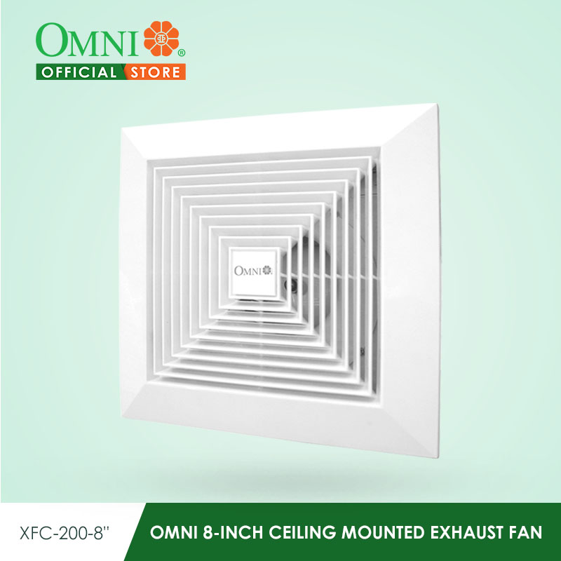 OMNI 8-Inch Ceiling Mounted Exhaust Fan - XFC-200 | Lazada PH