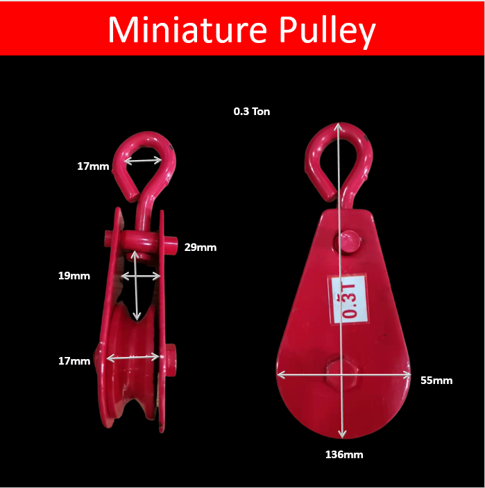 TOYU Lifting Miniature Mini Pulley Small Pulley Lifting Small Single ...