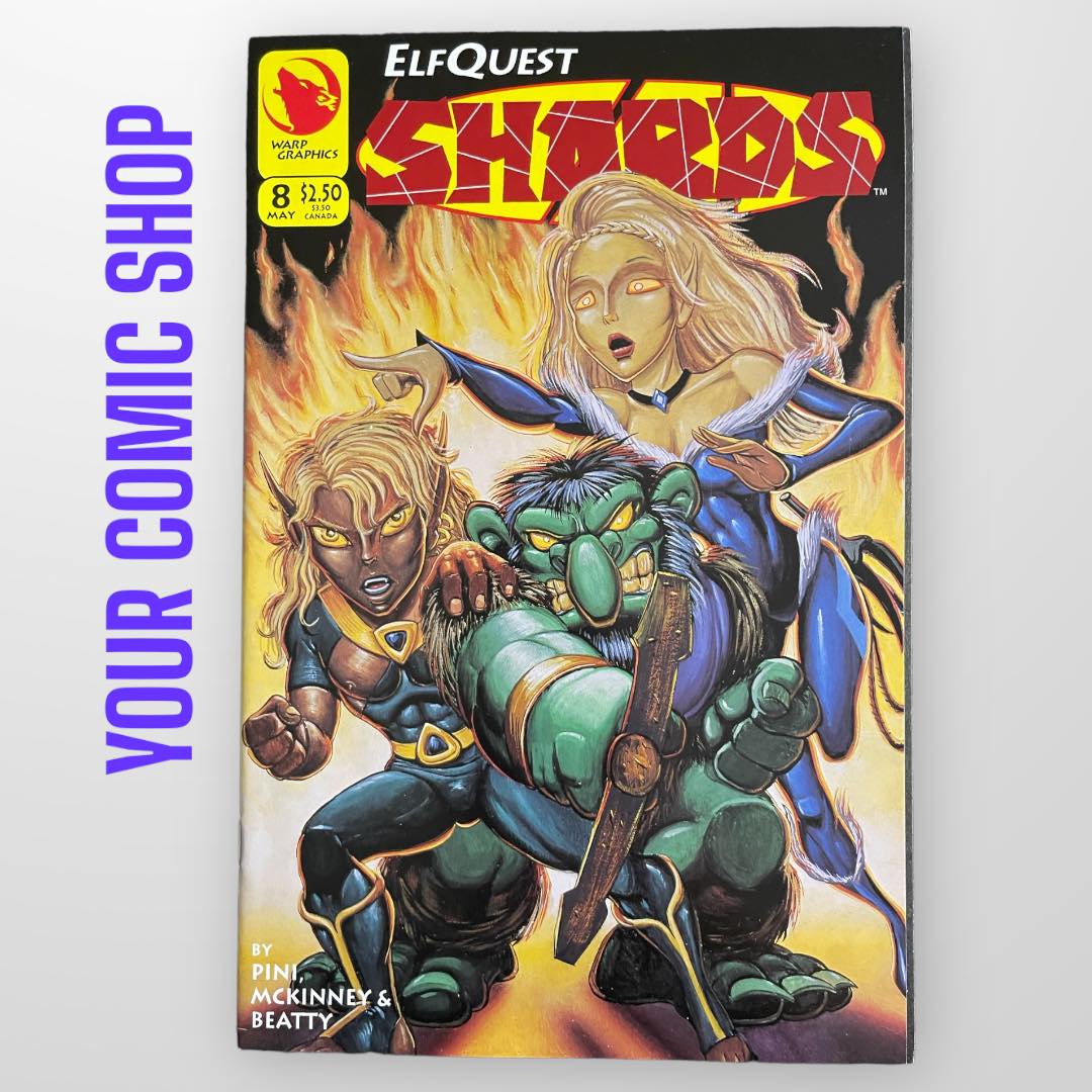 Elfquest Shards 8 Published May 1995 by WaRP Graphics. Cover pencils by Wendy Pini, inks by ...