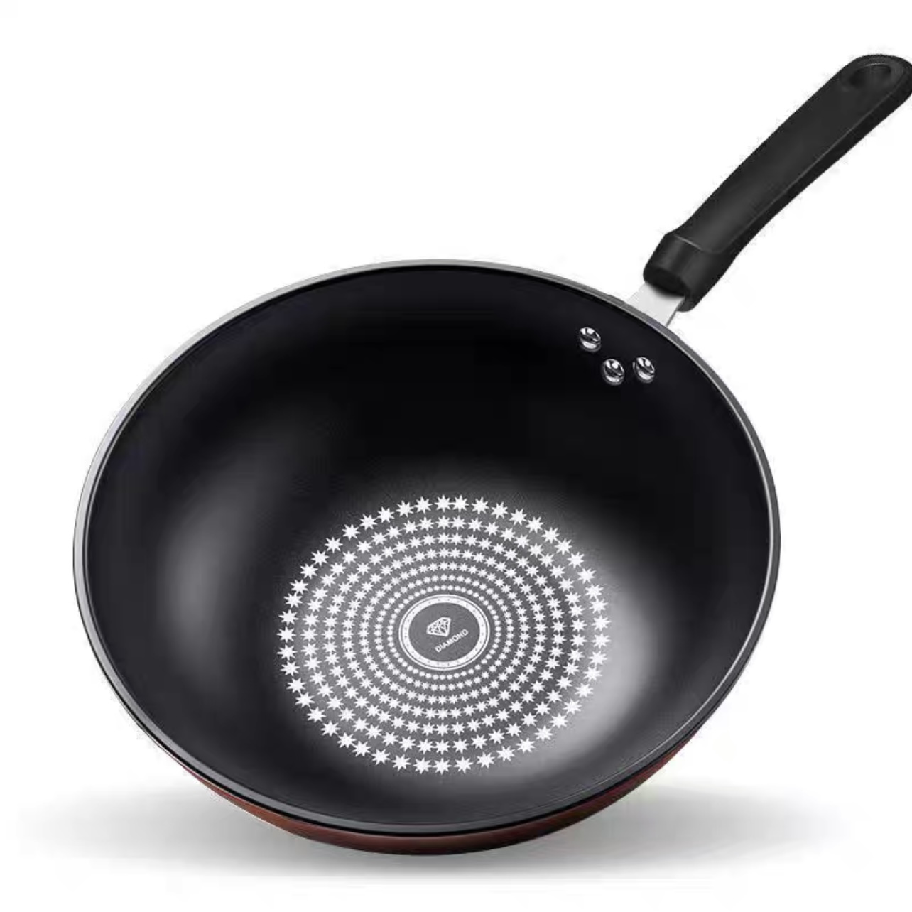 Philippines Top1 Stainless Steel Honeycomb Wok Non Stick Pan 32cm For Stir Frying | Lazada PH